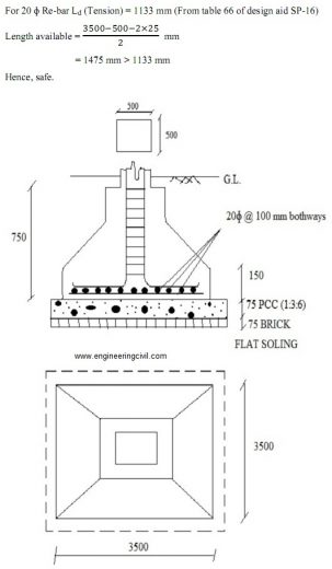 Design Calculation of an Isolated Footing - Civil Engineering Portal